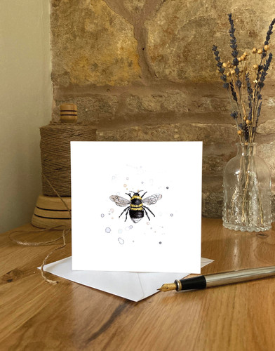 Bumble Bee | Card Design | eleanortomlinsonart
