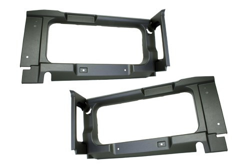90 REAR WINDOW SURROUND TRIM KIT WITHOUT CUT OUT DARK GREY | British Spares