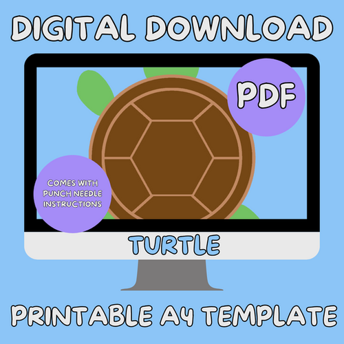 PDF Pattern - Turtle (A4) | Kats Korner