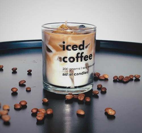 Iced Coffee Candle ~ Caramel Coffee Aroma | Astel.co