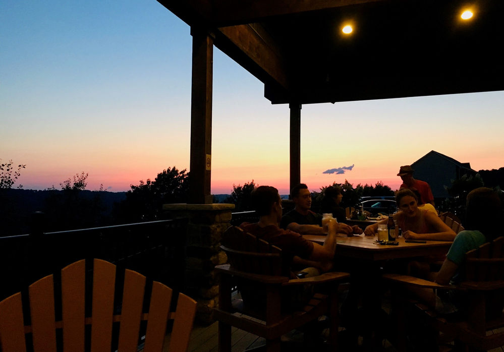 For food with a view, The Lookout Bar & Grill delivers
