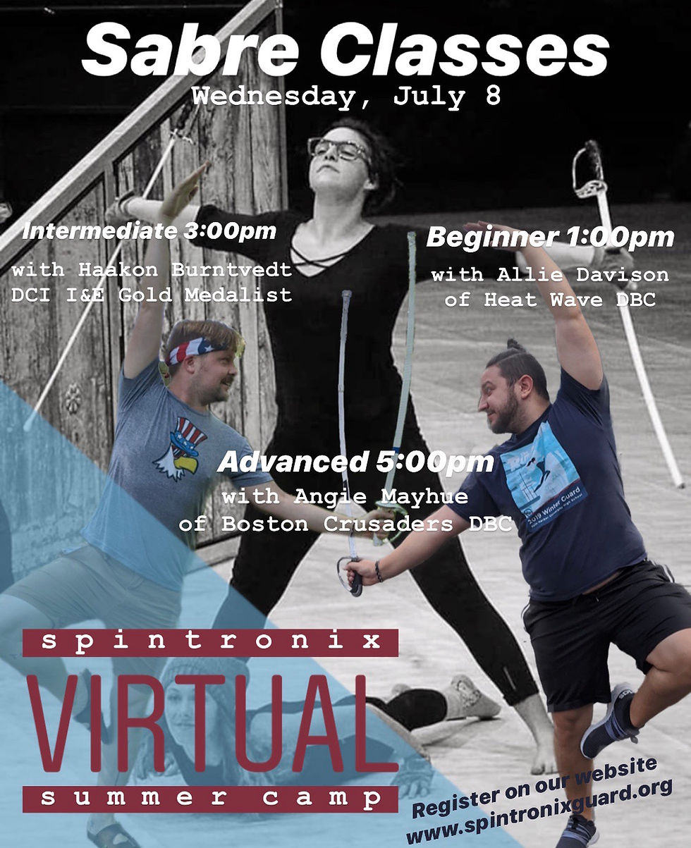 Intermediate Sabre Class - SVSC | Spintronix Color Guard