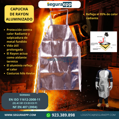 Mandil Aluminizado | Segura EPP