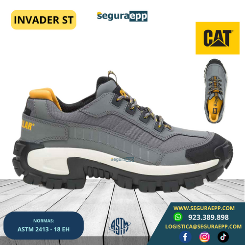 Calzado Cat Zapatilla Invader St Gris | Segura EPP