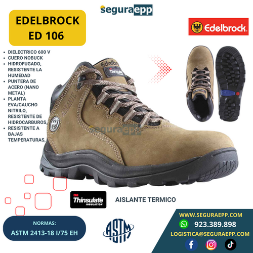 Calzado Edelbrock Ed 106 | Segura EPP