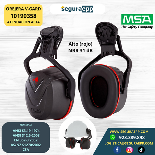 OREJERA MSA (10190358) ATENUACION ALTA | Segura EPP