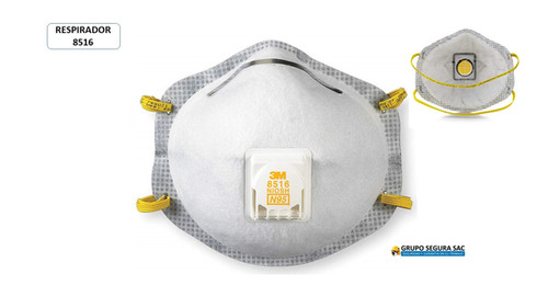 RESPIRADOR Con Valvula 8516 3M | Segura EPP