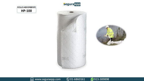 ROLLO ABSORBENTE 3M HP-100 (Para Hidrocarburos) | Segura EPP