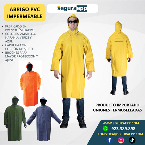 Abrigo Impermeable De PVC - Capotin | Segura EPP