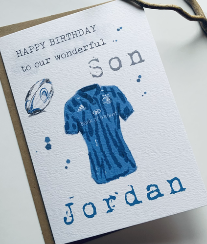 Leinster Rugby card | PaperTwigs Designs