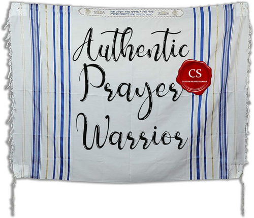 AUTHENTIC PRAYER WARRIOR | Custom Prayer Shawls