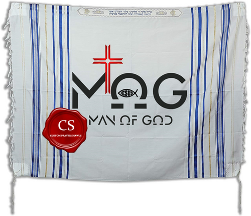 RED CROSS MOG | Custom Prayer Shawls