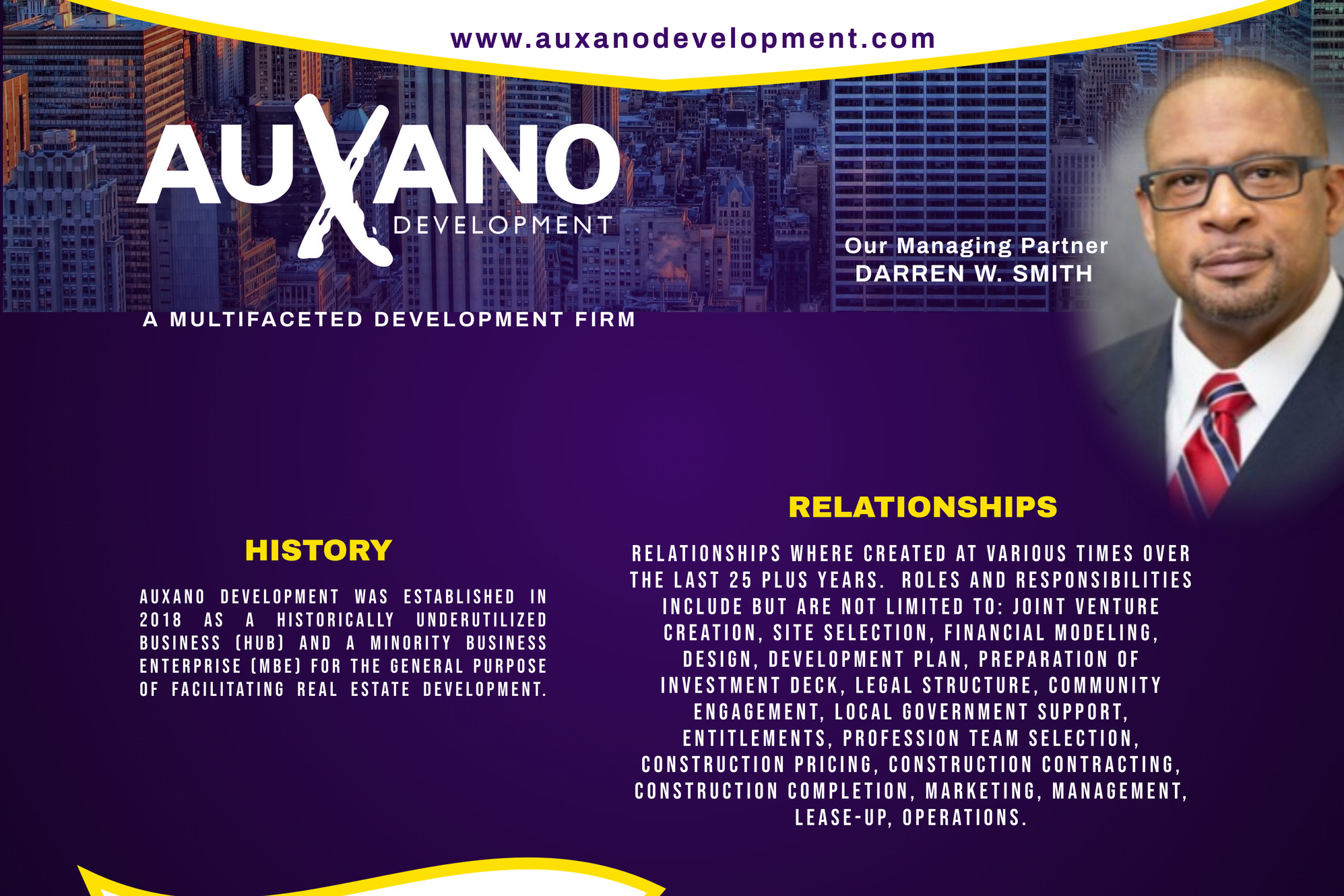 About | Auxano Development