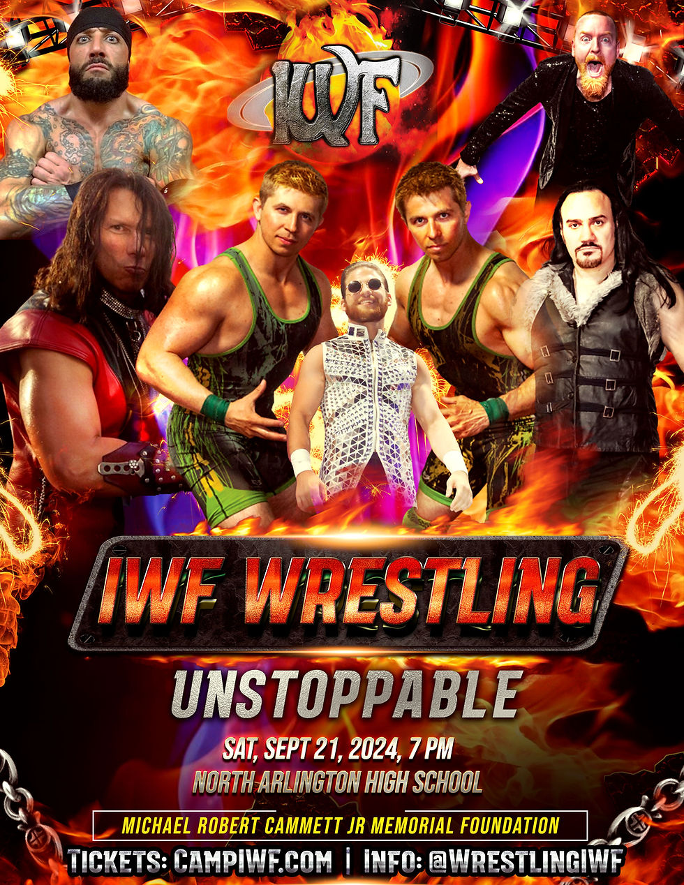 IWF Wrestling Returns to North Arlington on September 21, 2024