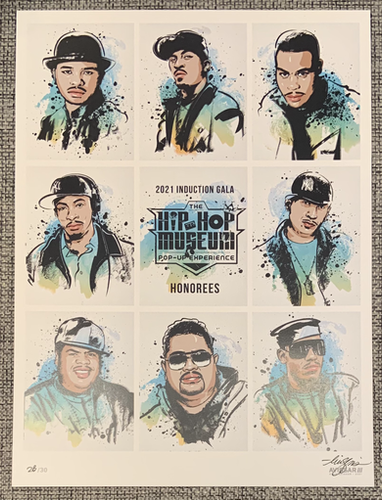 NHHM L.E. 2021 The National Hip Hop Museum Induction Gala Poster | NHHM ...