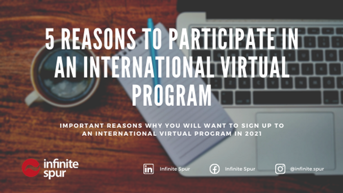 5 IMPORTANT reasons to participate in an international virtual program