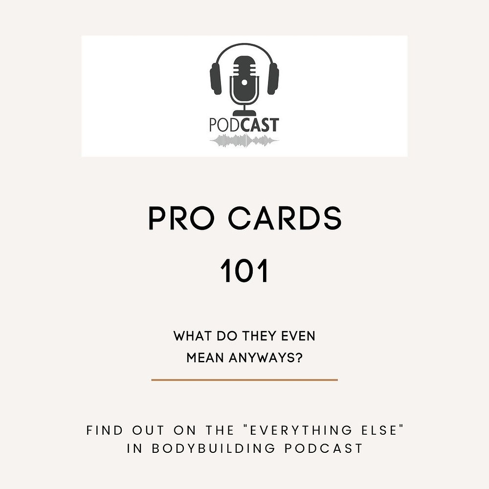 Pro Cards 101 (Show Notes)