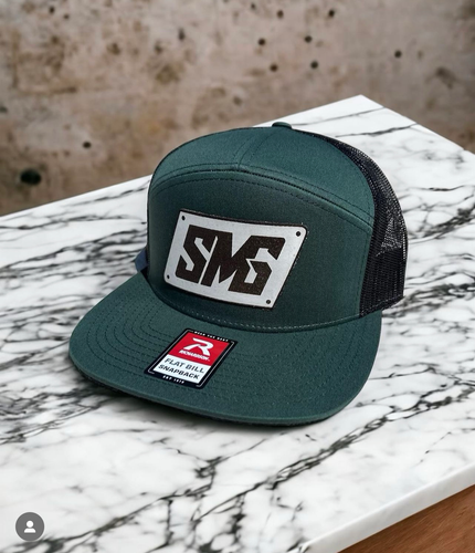 SMG Green Snapback | Skoops Marketing