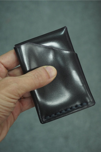 Base Wallet in Shell Cordovan - Ready to Ship | Tauruscamp Design