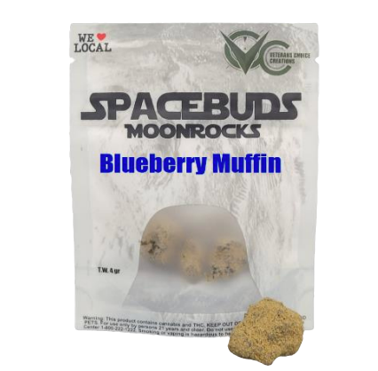 Space Buds "Blueberry Muffin" Moon Rocks | Veterans Choice Crea