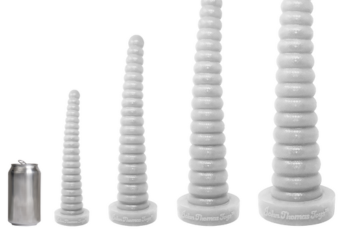 ELYSIUM (Frosted Ice) Platinum Silicone Depth Trainer | John Thomas Toys