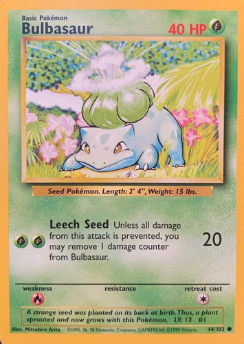 Bulbasaur - 44/102 - Common Unlimited | PokeCardsGT
