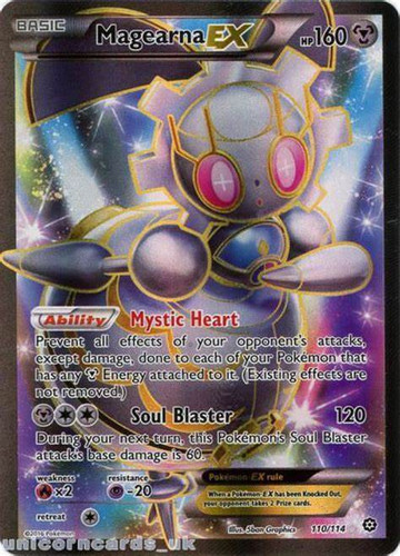 Magearna EX - 110/114 - Full Art Ultra Rare | PokeCardsGT