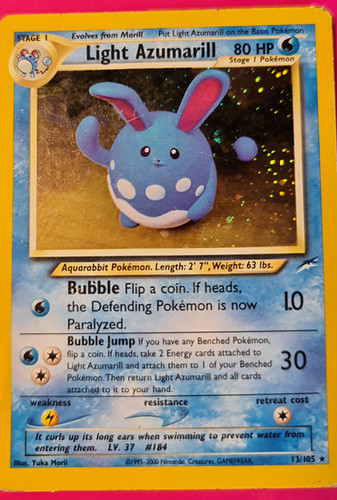 Light Azumarill - 13/105 - Holo Unlimited | PokeCardsGT