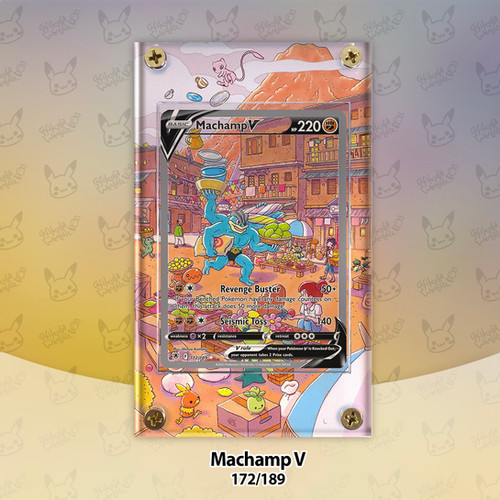 Marco Acrilico RARE CANDY Machamp V 172/189 Alternate Art Ultra Rare ...