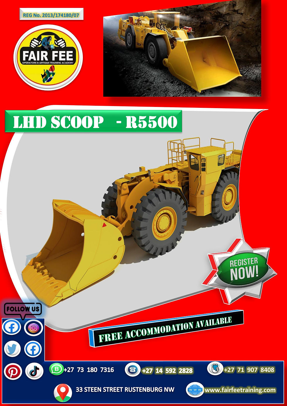 LHD SCOOP COURSE AT FAIR FEE