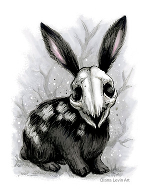 Dark Horror Fantasy Art Gallery of Diana Levin | ghoulishbunnystudios