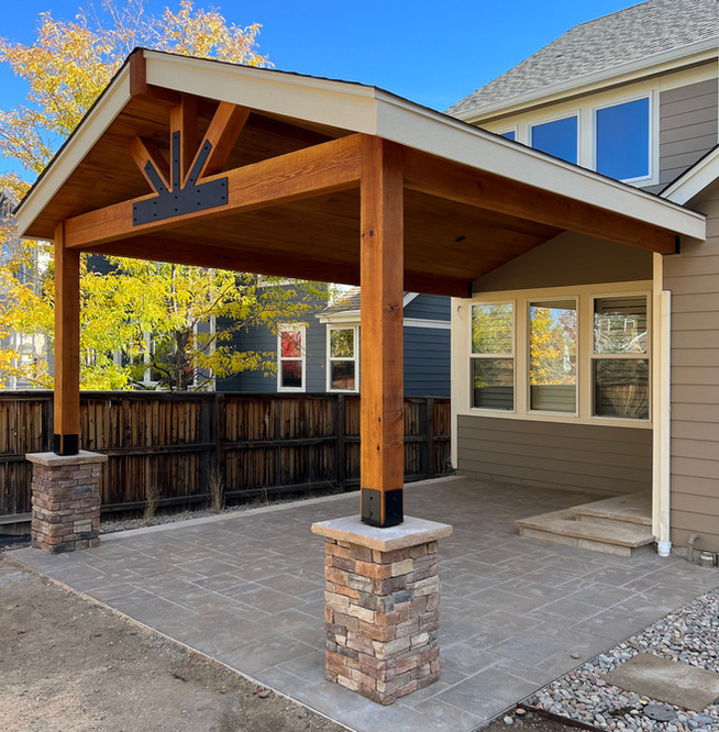 Timber frame patio cover | Treefrogwoodworking