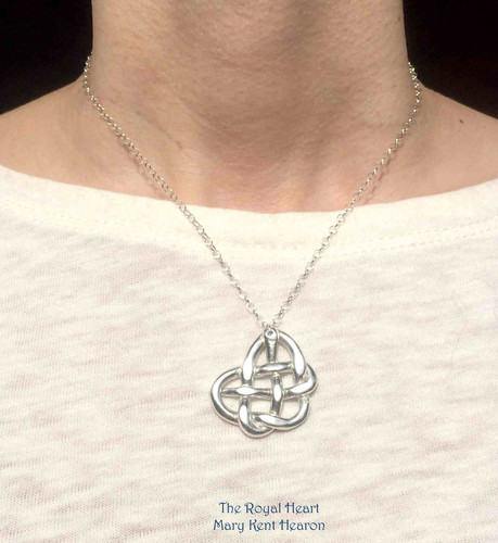 The Baroness in Sterling Silver | heart-knot