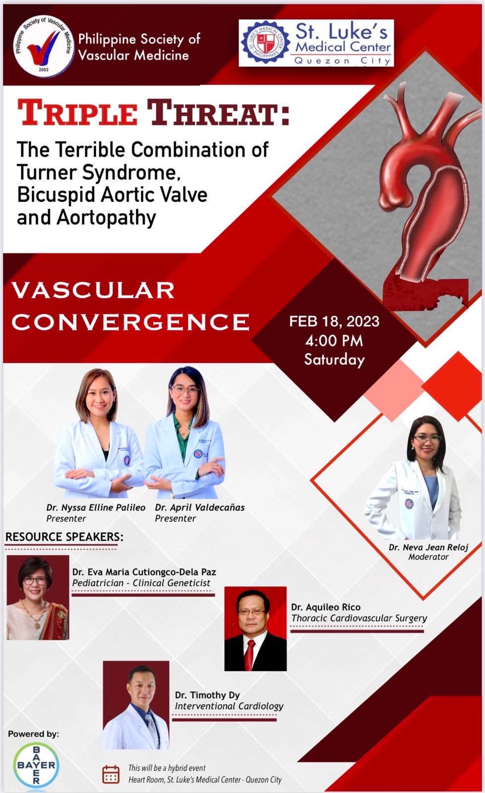 VASCULAR CONVERGENCE. FEBRUARY 18, 2023