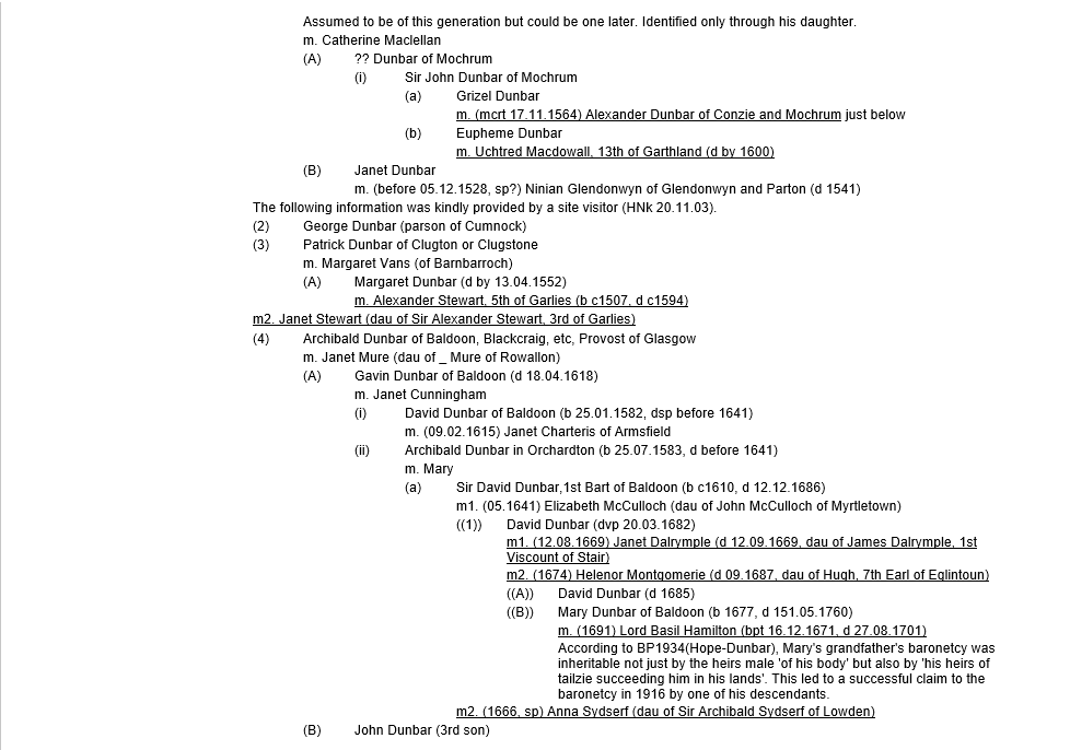 Dunbar Royal Lineage | Dunbar DNA Project