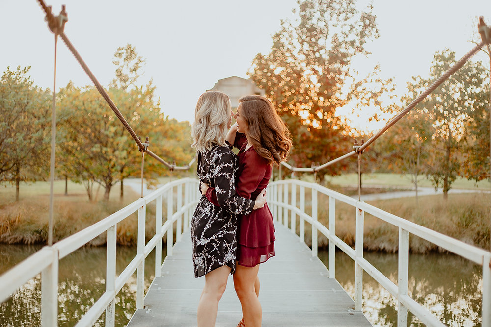 Mary & Gabby, Forest Park Engagement Session