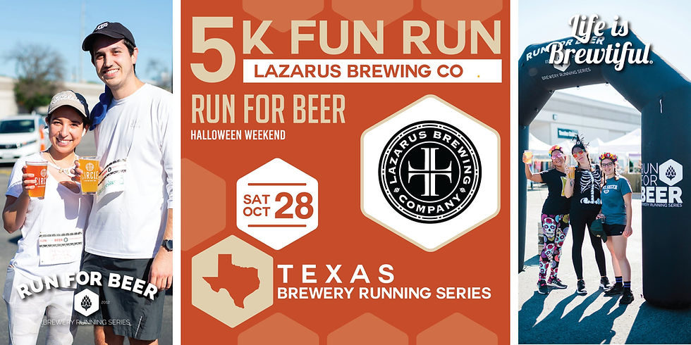 Haunted Hops Halloween 5k Beer Run x Lazarus | 2023 TX Brewery Run ...