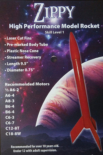 Starlight Zippy model rocket kit | Starlight rockets