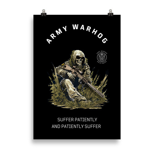 Gold Squad: Suffer Patiently Print | Army Warhog