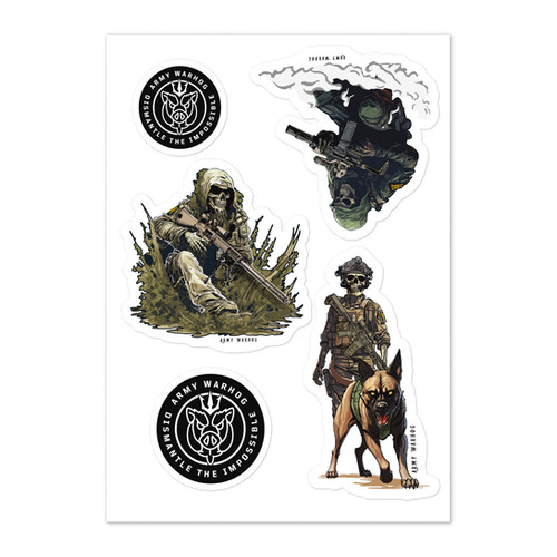Gold Squad: Sticker Sheet One | Army Warhog