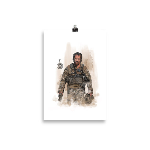 00267 - NZSAS David Askin Unframed Artwork | Army Warhog