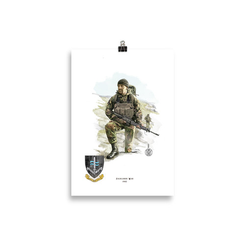00373 - SBS Falklands WarUnframed Artwork | Army Warhog