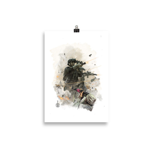00368 - GBRS Group Unframed Artwork | Army Warhog