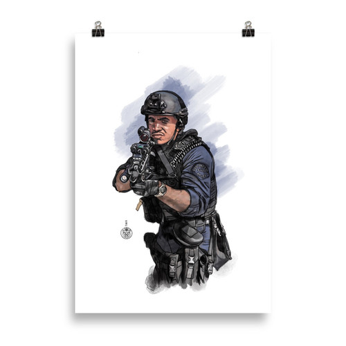 00054 - LAPD SWAT | Army Warhog