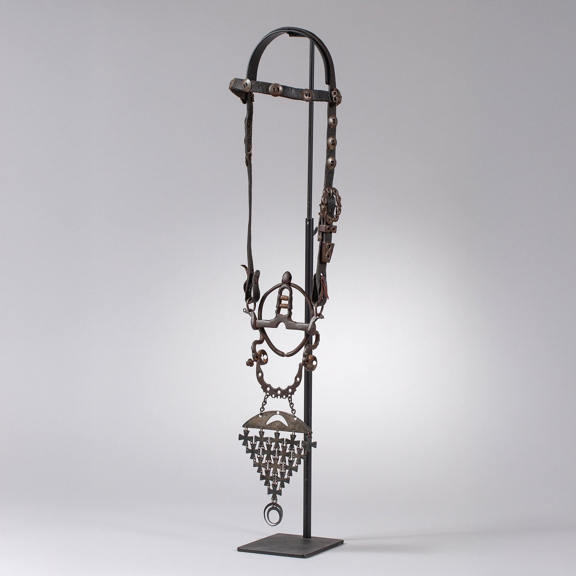 Transitional Mexican-Spanish Colonial Bridle with Native American Bit