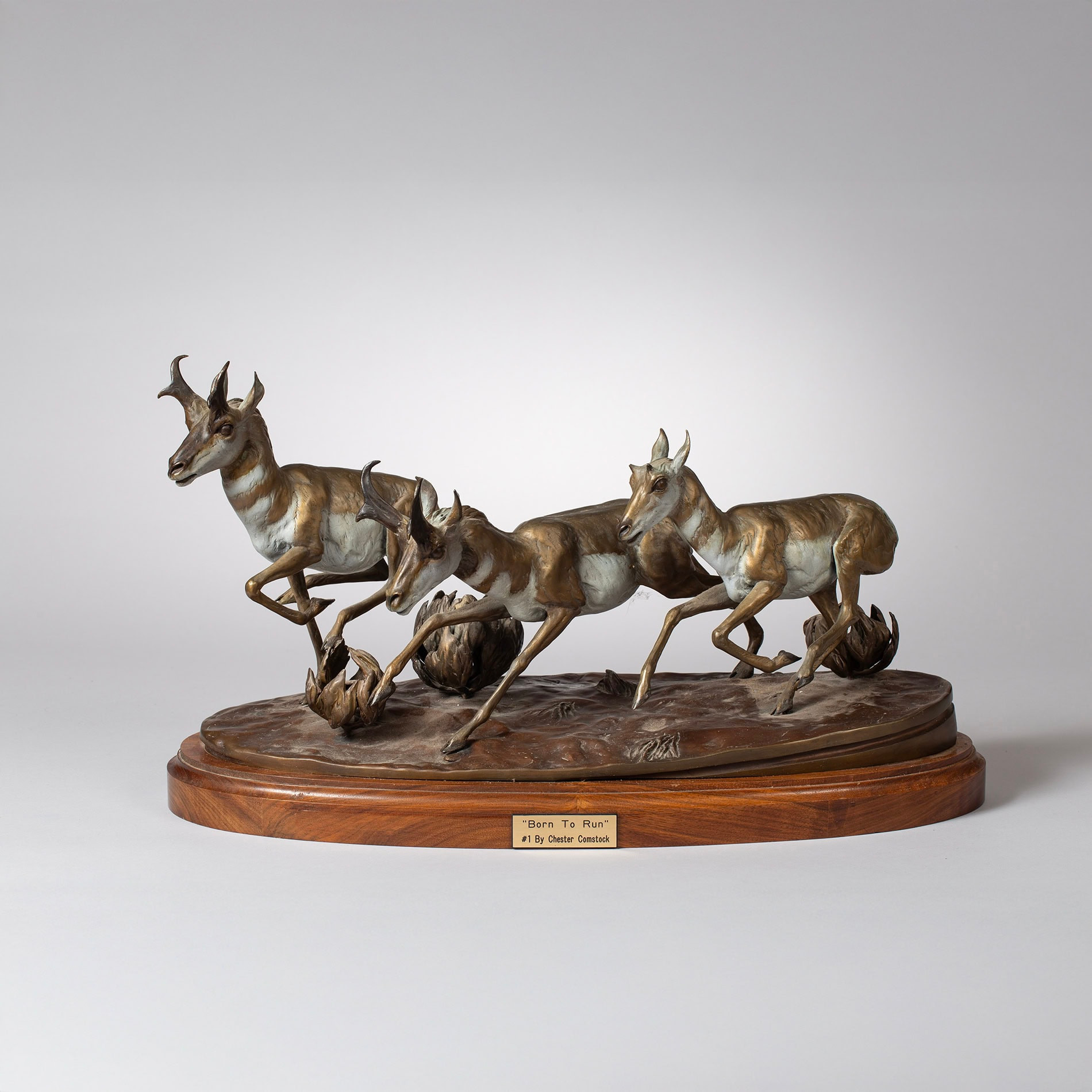 Chester Comstock "Born to Run" Bronze Statue
