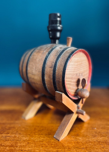 Vintage barrel lamp | Castaway Vintage