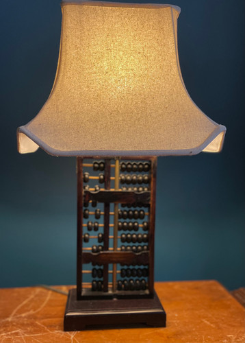 Asian abacus lamp | Castaway Vintage