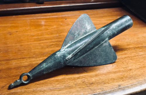 Bronze/Brass ships rotator spinner | Castaway Vintage