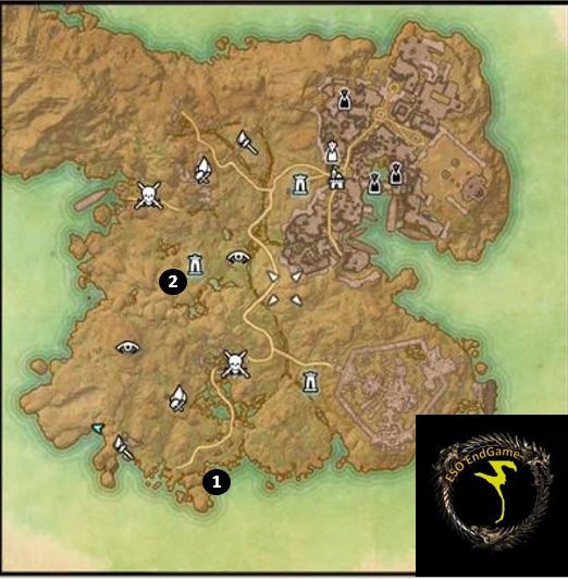 Hew's Bane Treasure Maps